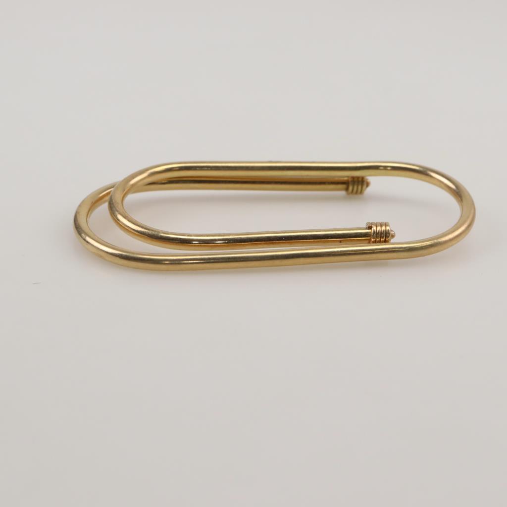18kt Gold Paper Clip | Property Room