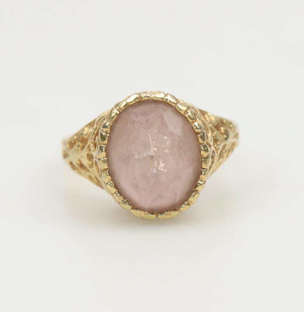 18kt Gold Plated Spinal Ring | Property Room