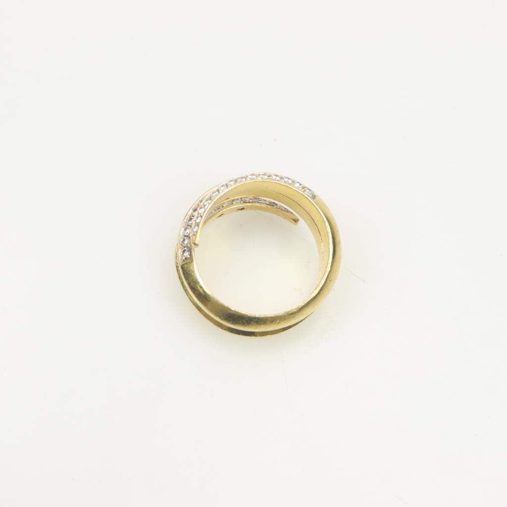 18kt Gold Snake Tail Wrap Around Ring | Property Room