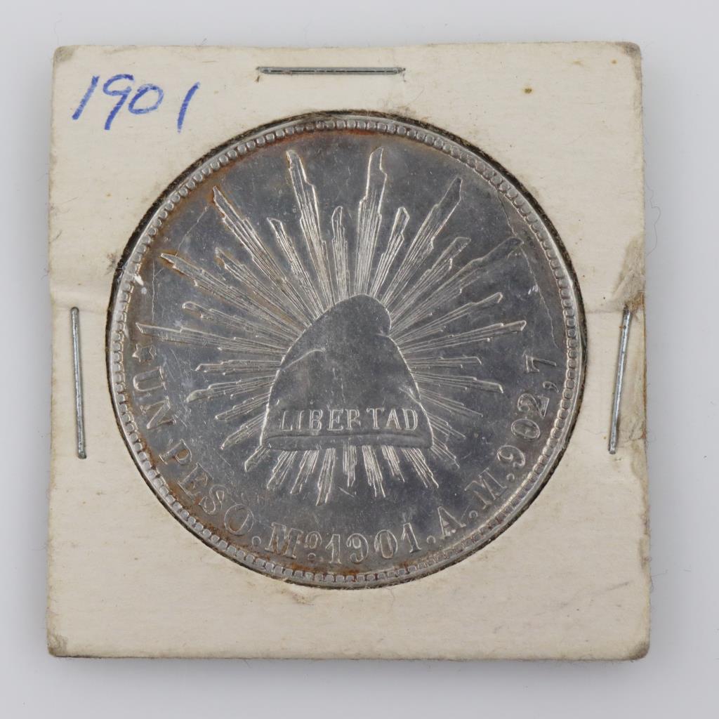 1901 Mexico Peso Silver Libertad Coin | Property Room