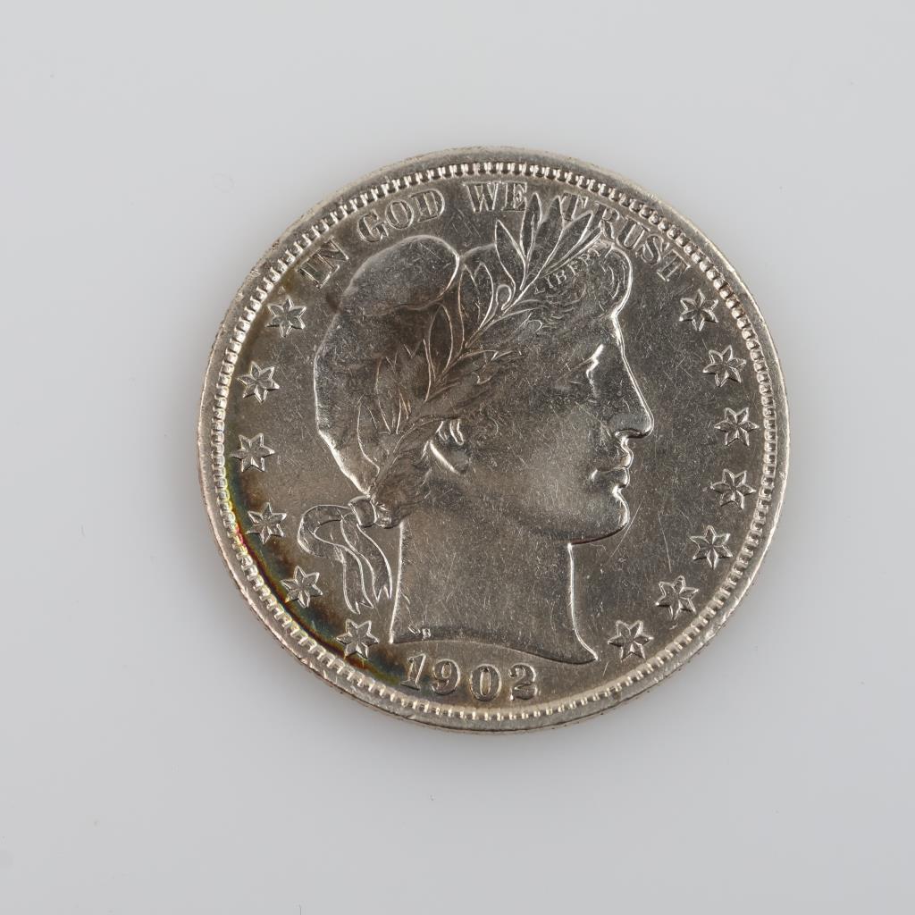 1902 Barber Silver Half Dollar | Property Room