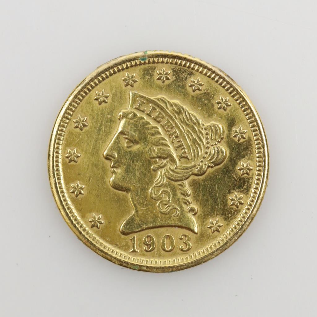 1903 US Liberty Head Gold $2.50 Coin | Property Room