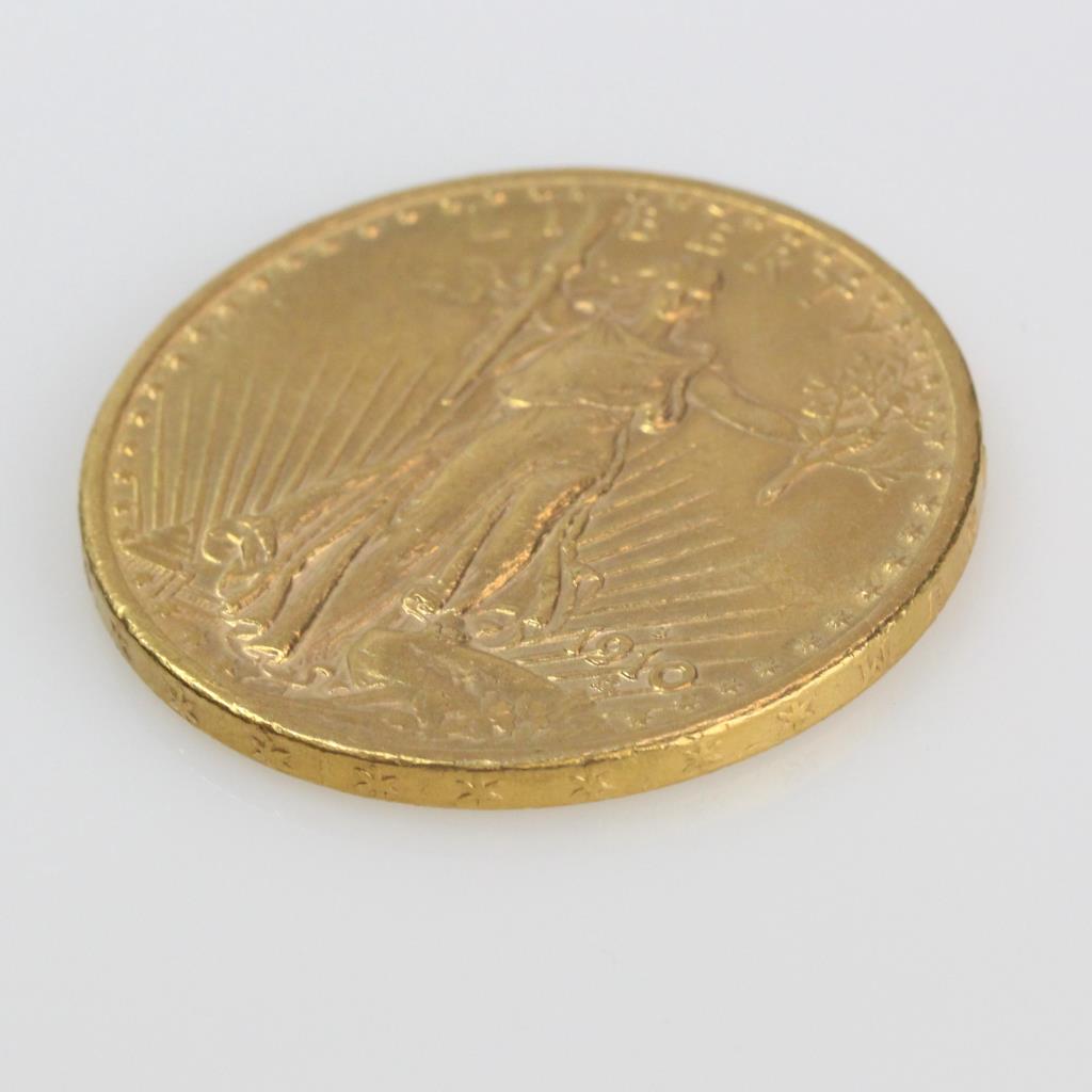 1910-S $20 Saint-Gaudens Double Eagle 22kt Gold Coin | Property Room