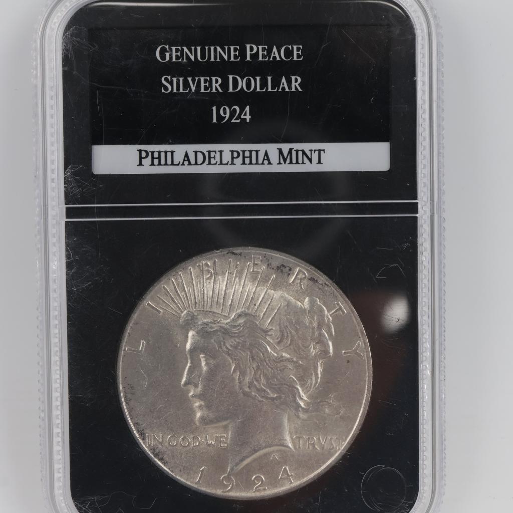 1924 Peace Silver Dollar | Property Room