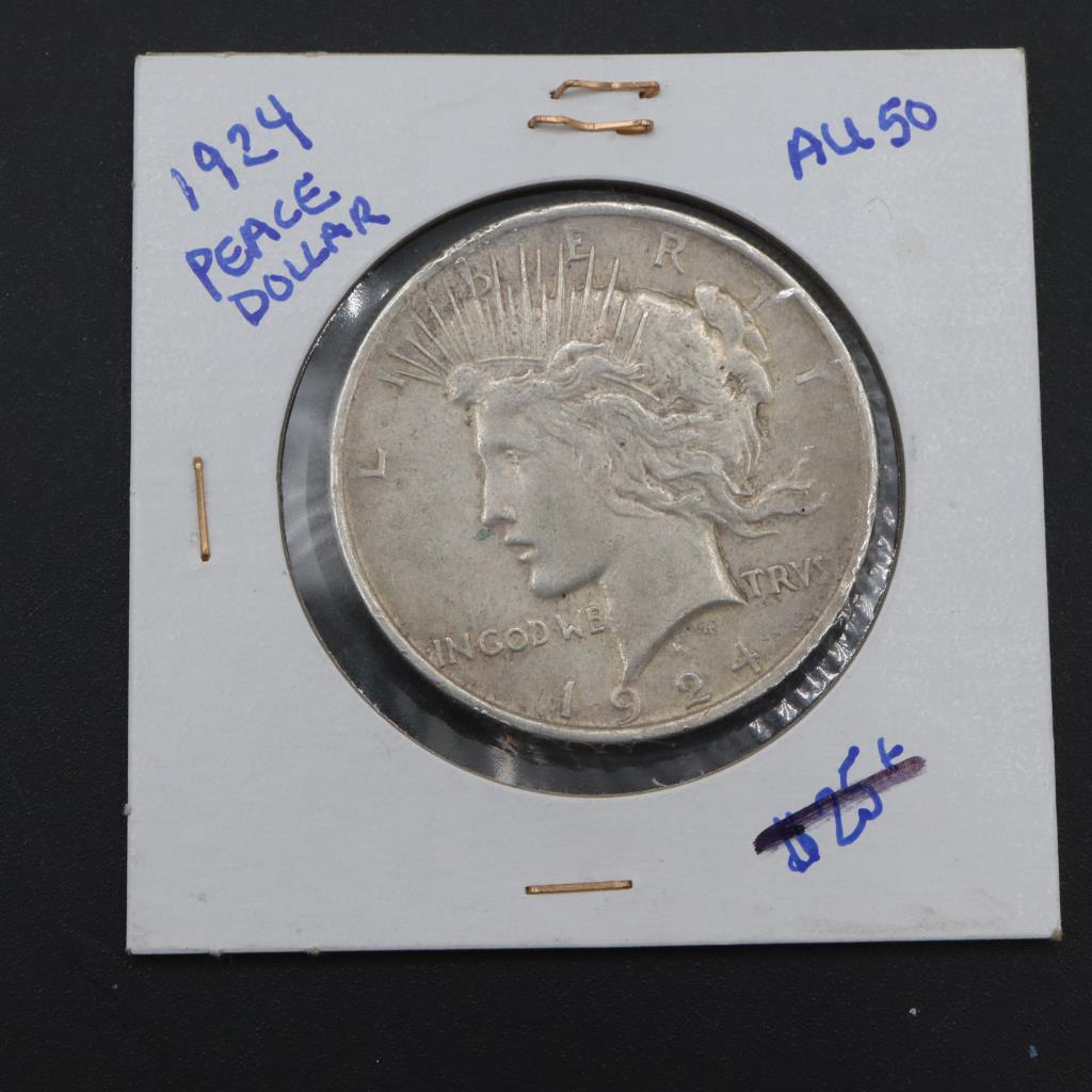 1924 Peace Silver Dollar | Property Room