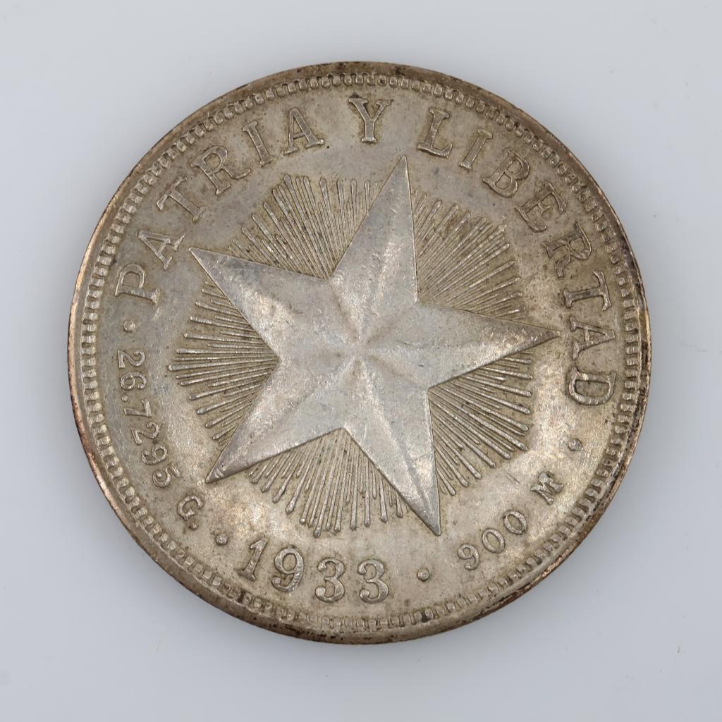 1933 Cuban Silver Peso | Property Room