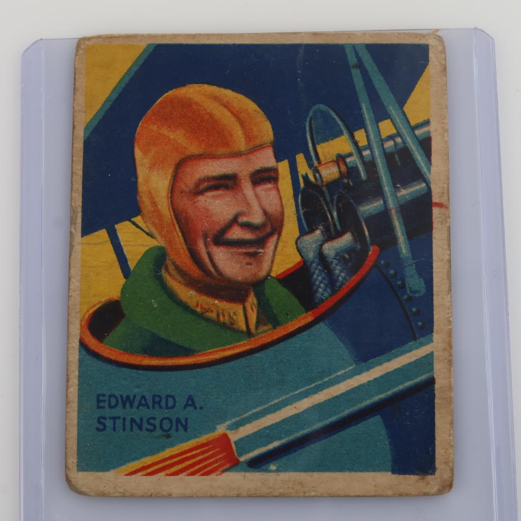 1934 Edward A. Stinson National Chicle Company Sky Birds Gum Card No ...