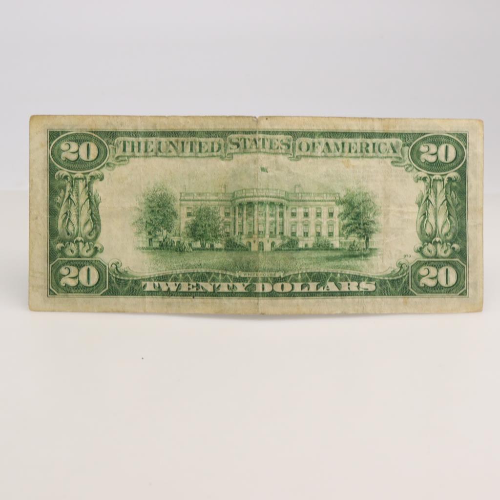 1934 US Federal Reserve Note 20 Dollars | Property Room