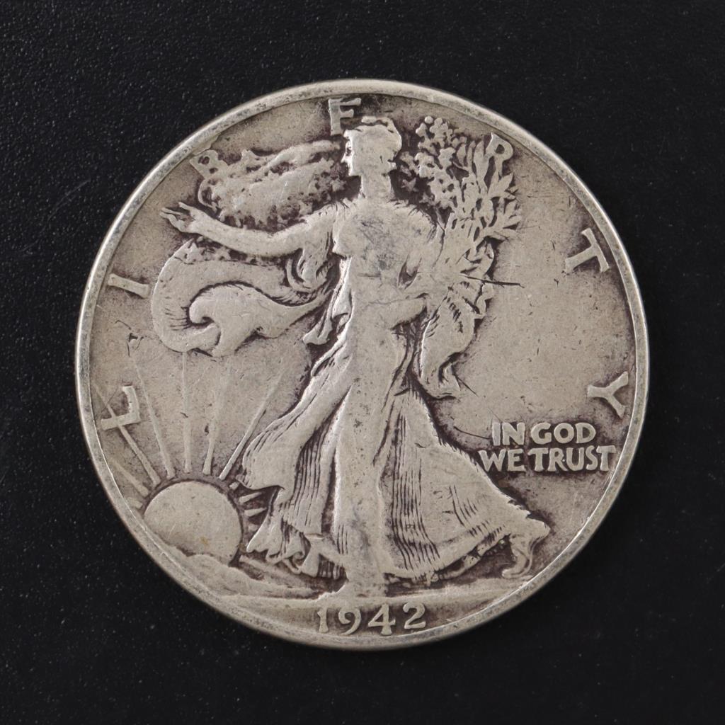 1942 Liberty Walking Silver Half Dollar | Property Room