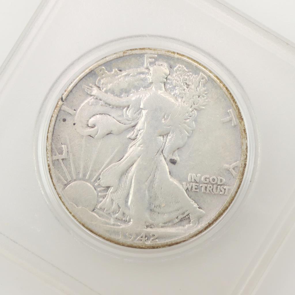 1942 Walking Liberty Silver Half Dollar | Property Room