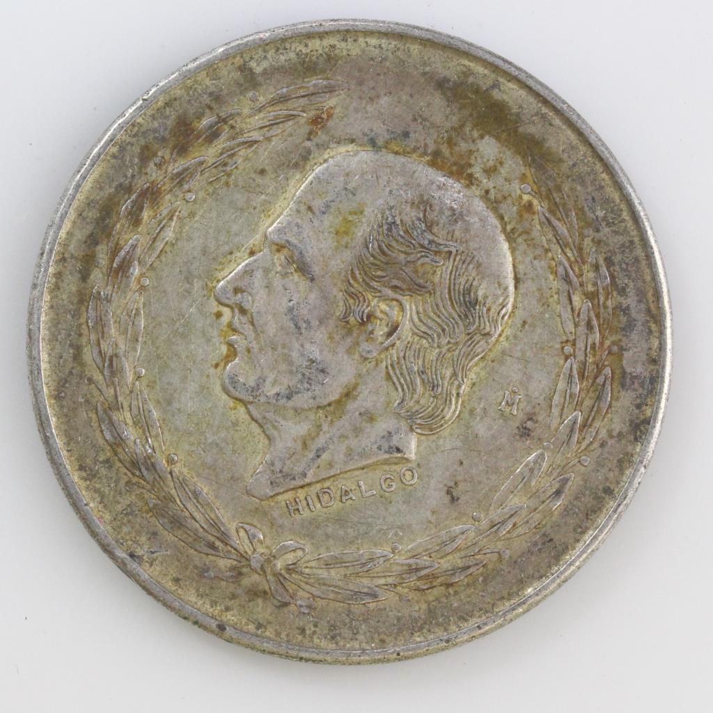 1951 Silver Mexican 5 Pesos Coin | Property Room