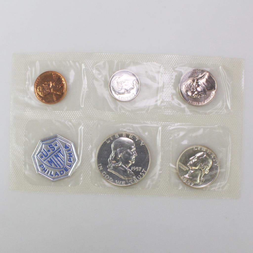 1957 U.S Mint Proof Set With Silver Coins | Property Room