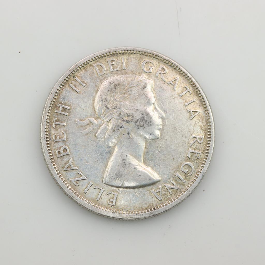 1958 Canadian British Columbia Totem Pole Silver Dollar | Property Room