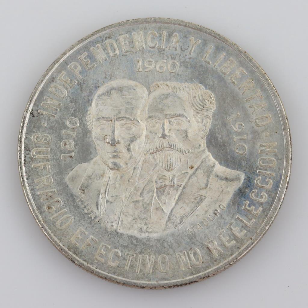 1960 Mexican Silver 10 Pesos | Property Room