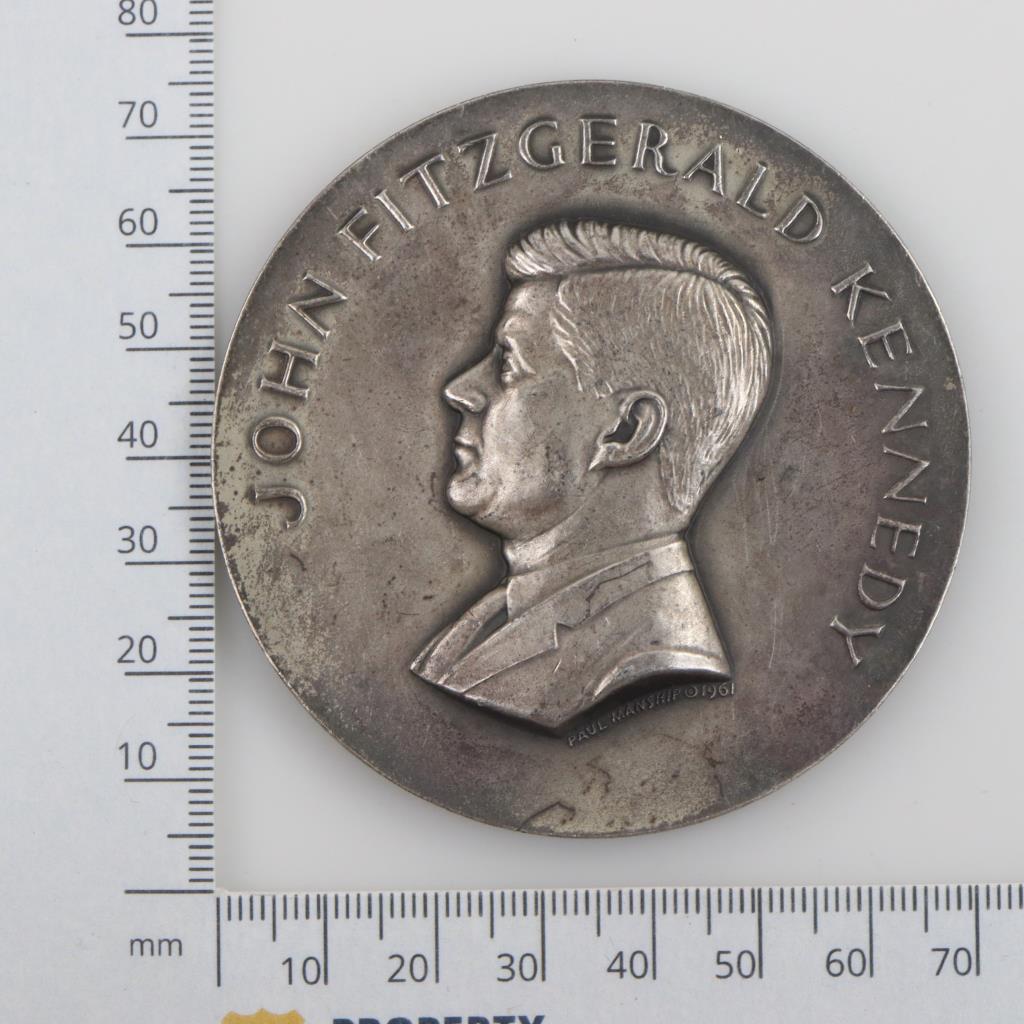 1961 John F. Kennedy Inaugural Silver Medal | Property Room