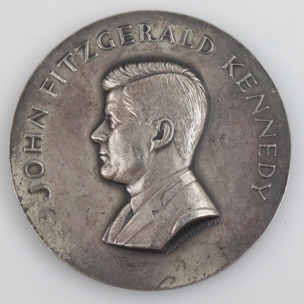 1961 John F. Kennedy Inaugural Silver Medal | Property Room