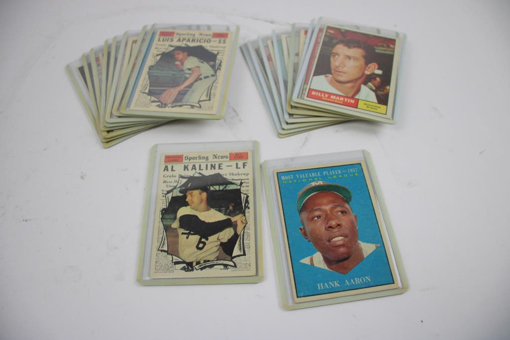 1961 Topps Trading Cards - 15+ Cards | Property Room