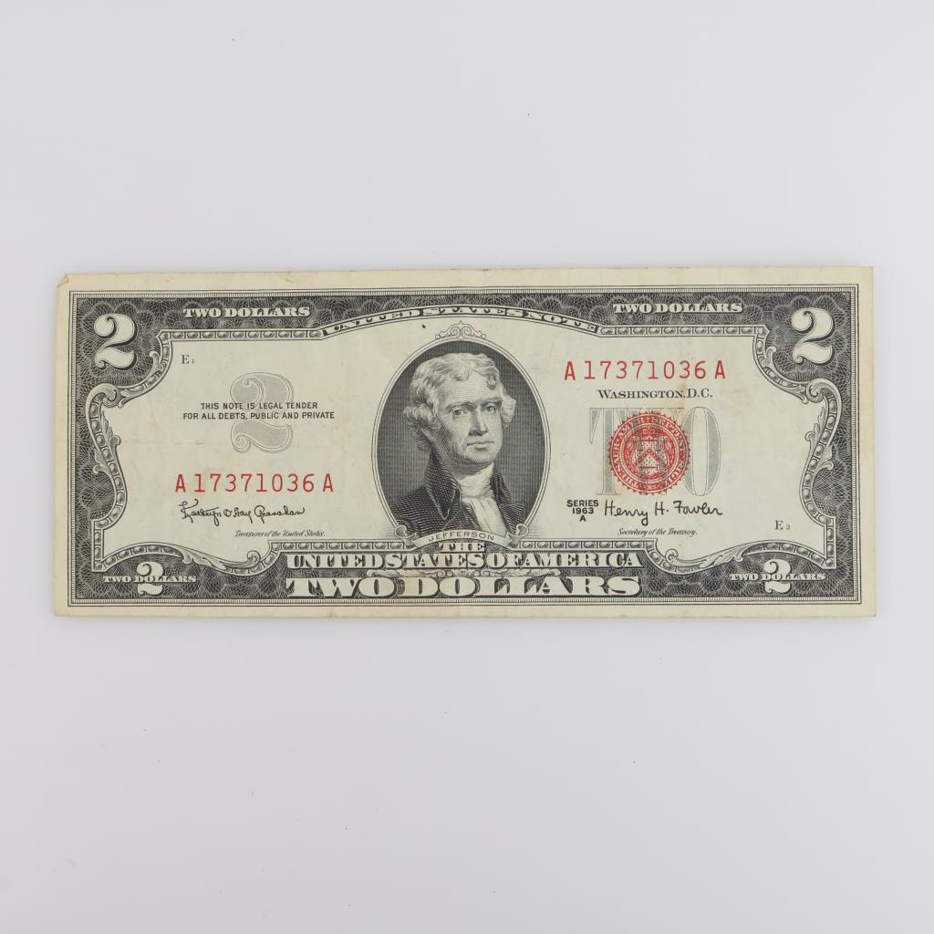1963-A US Note 2 Dollar Bill | Property Room