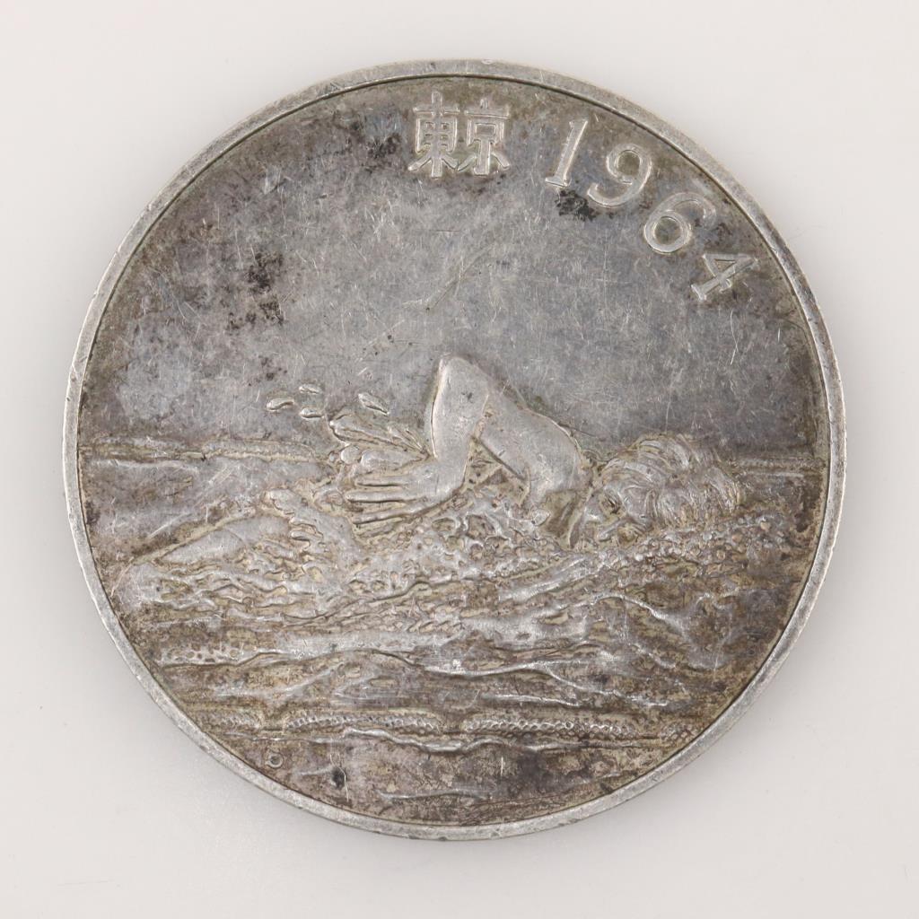 1964 Tokyo Olympics Sterling Silver Token | Property Room