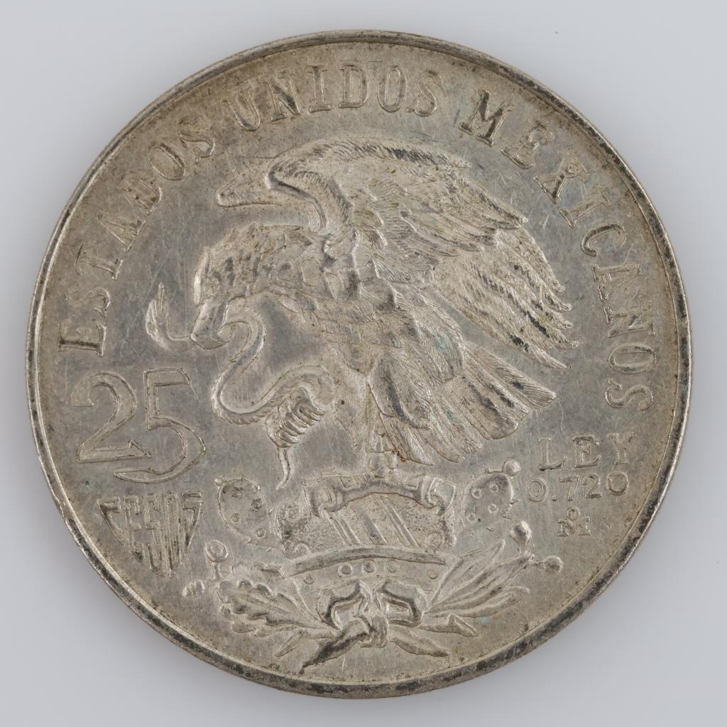 1968 Mexican XIX Olympic Games Silver 25 Pesos | Property Room