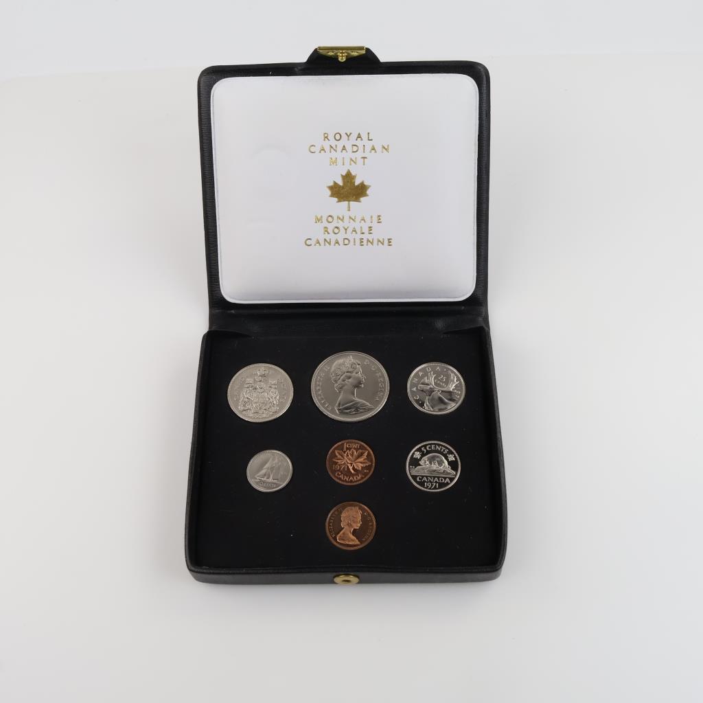 1971 Canada Double Penny Royal Mint Set, 7 Coins | Property Room