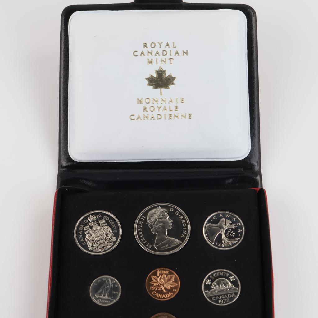 1972 Canadian Double Penny Royal Mint Set, 7 Coins | Property Room