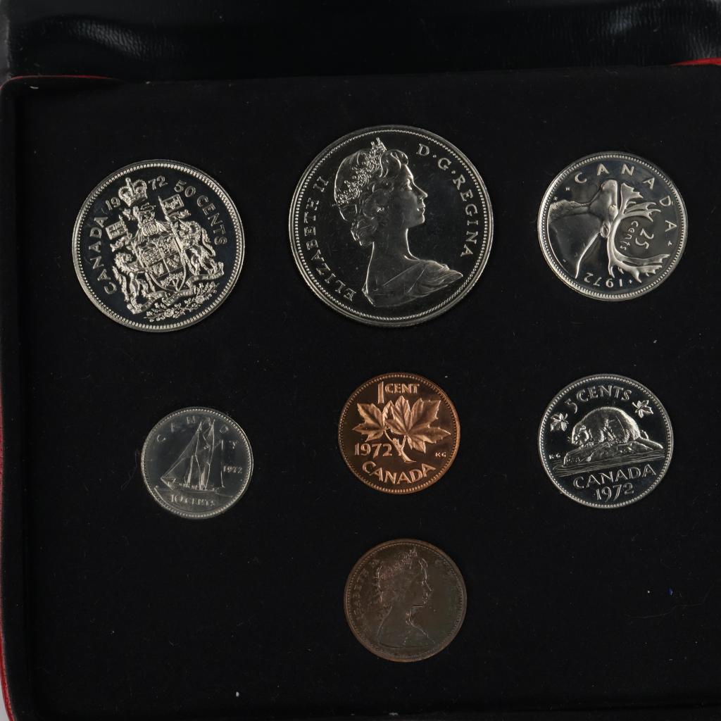 1972 Canadian Double Penny Royal Mint Set, 7 Coins | Property Room
