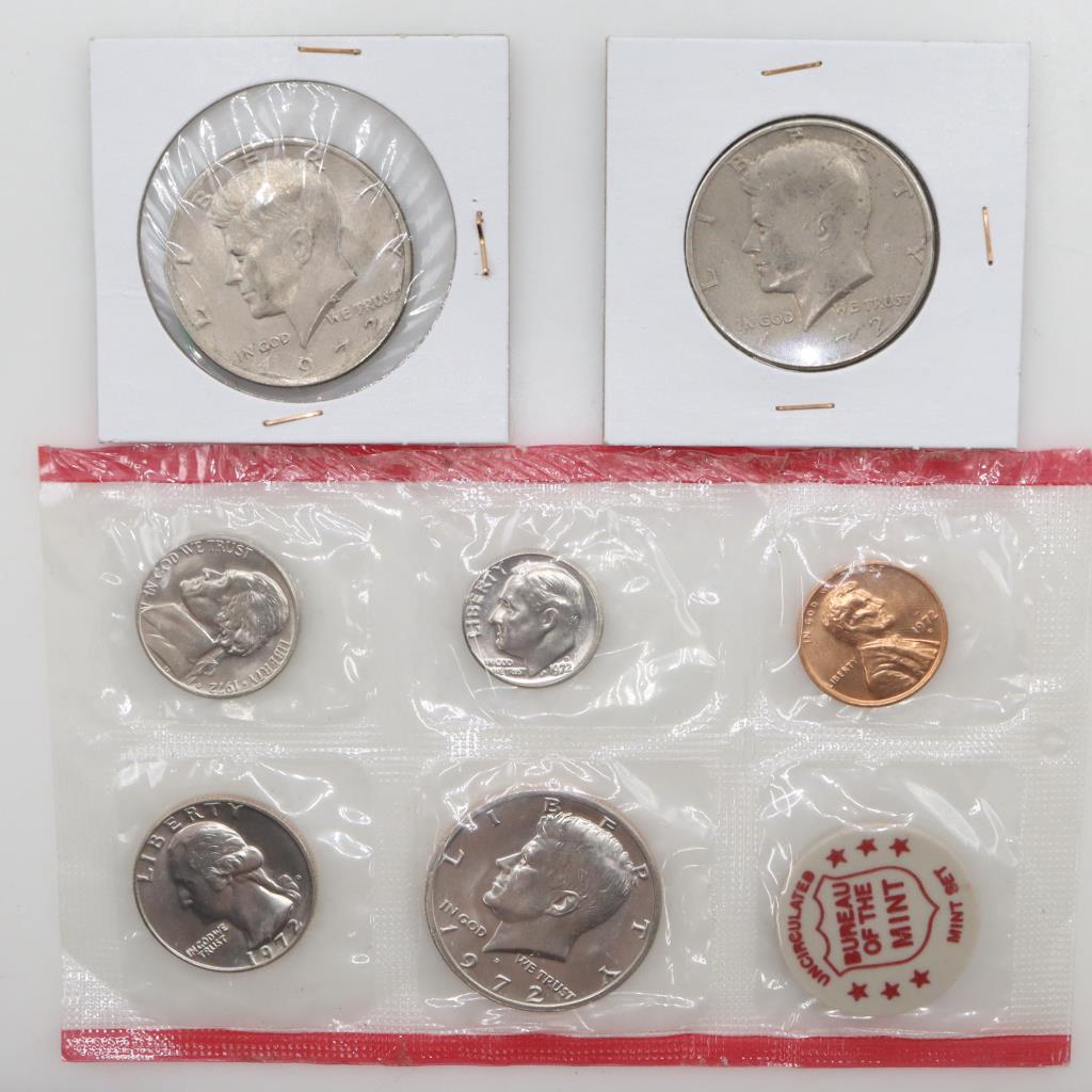 1972 US Coins; 7 Pieces | Property Room