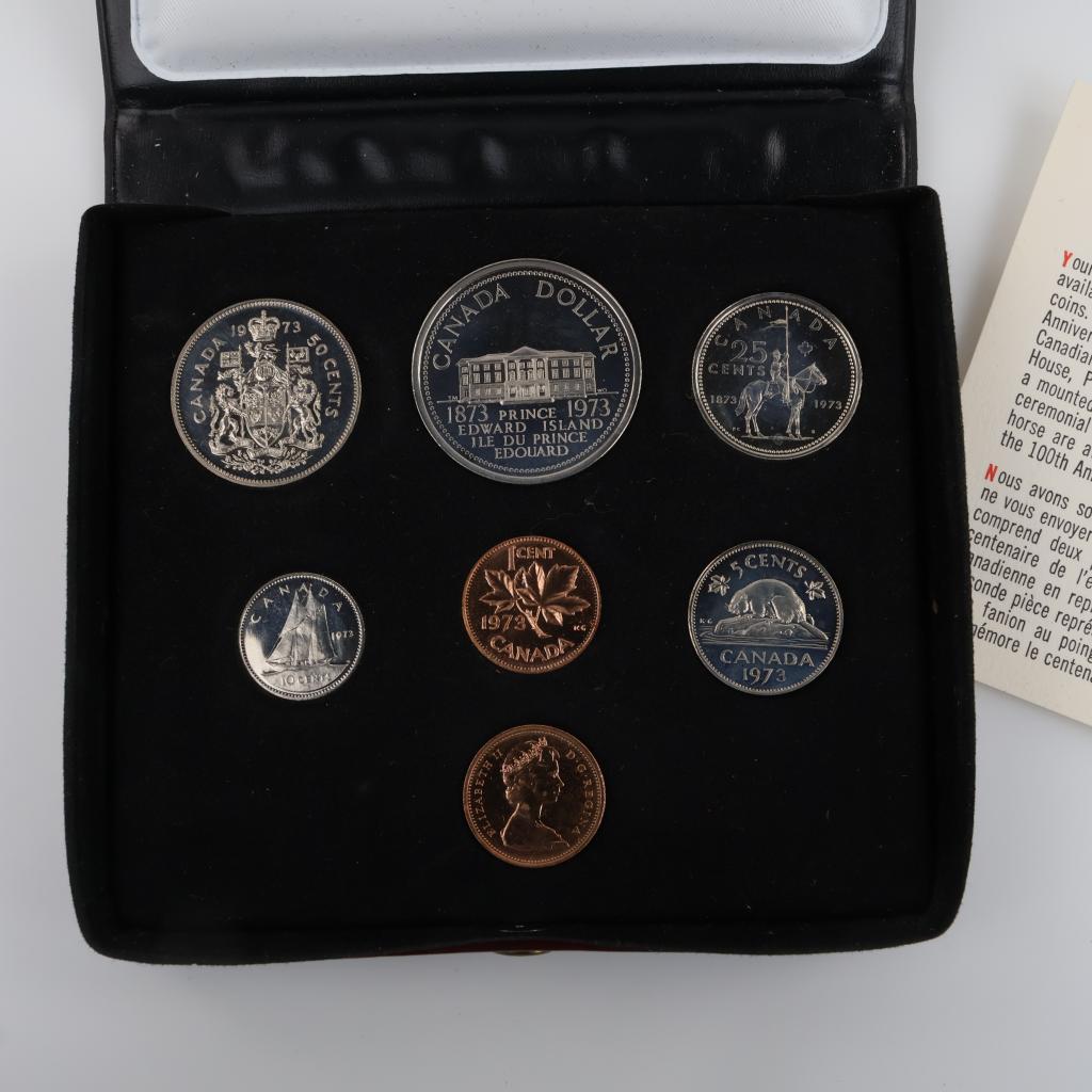 1973 Royal Canadian Mint Coin Set, 7 Coins | Property Room