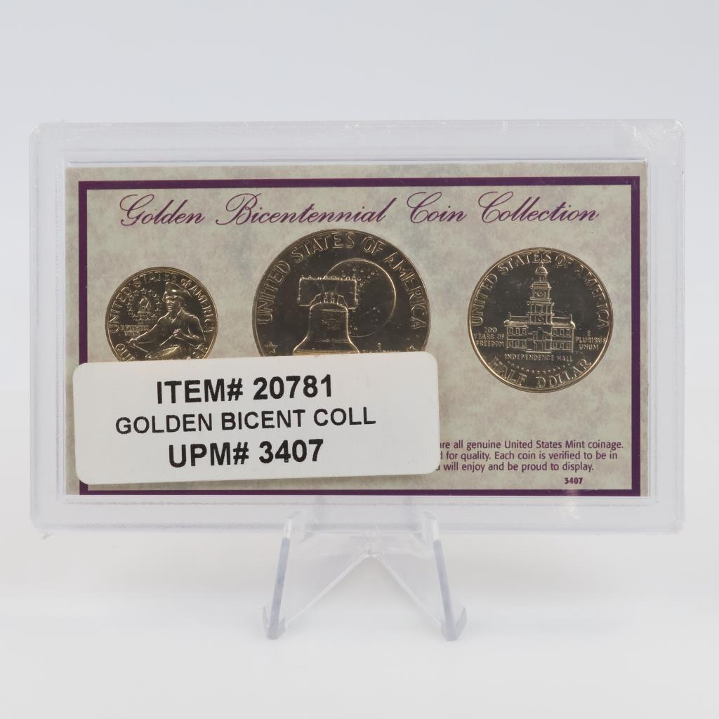 1976 Golden Bicentennial Coin Collection Set | Property Room