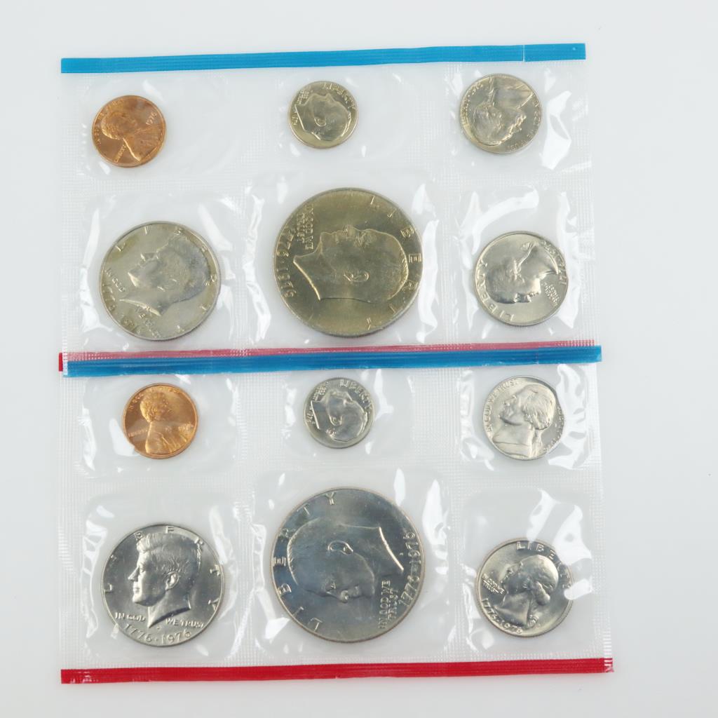 1976 P&D US Uncirculated Coin Set | Property Room