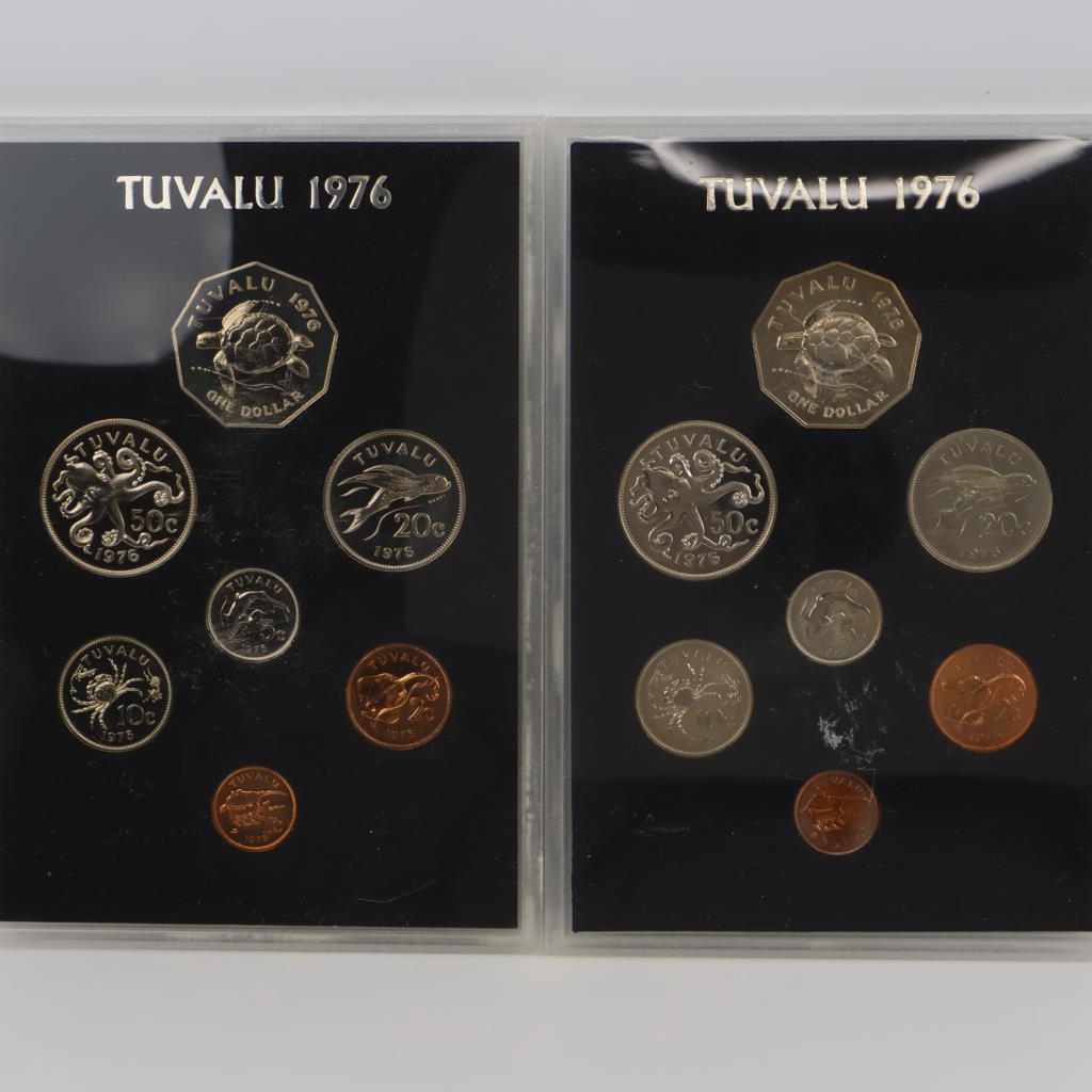 1976 Tuvalu Coins, 2 Sets | Property Room