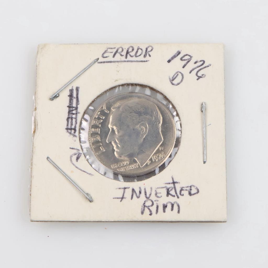 1976-D US Error Dime | Property Room