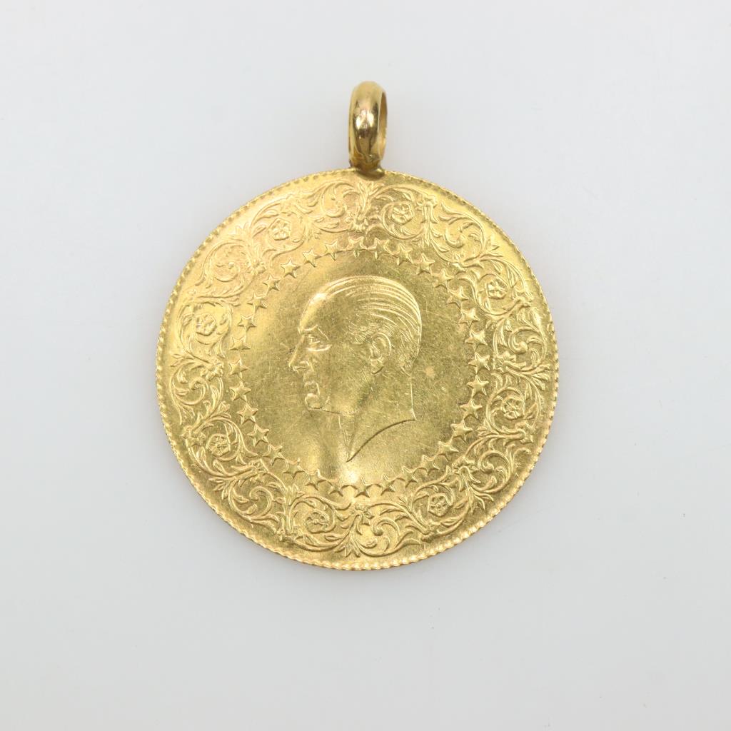 1978 Turkish Gold Kurush 100 | Property Room