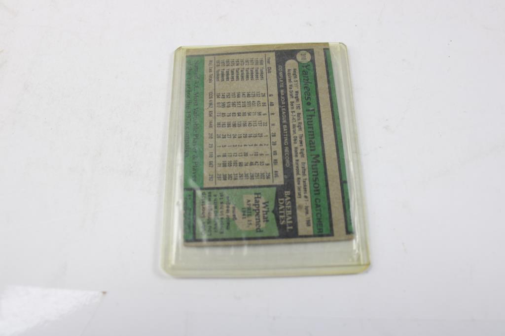 1979 Topps Thurman Munson Baseball Card | Property Room