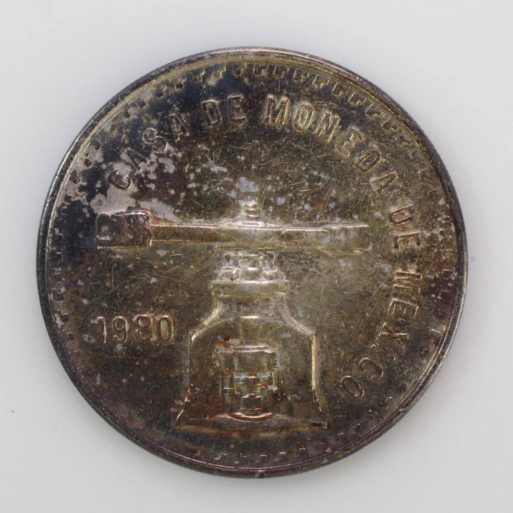 1980 Casa De Moneda De Mexico Silver Coin | Property Room