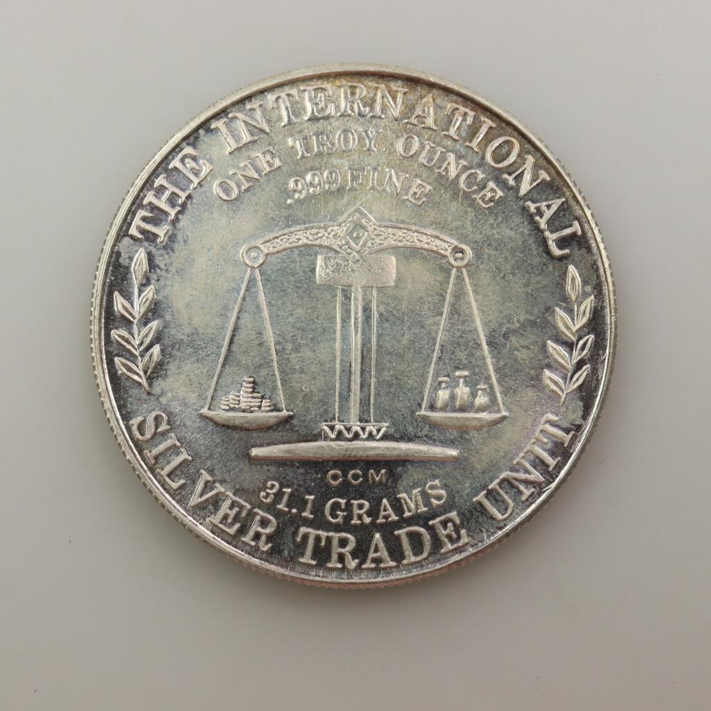 1980 International Silver Trade Unit Fine Silver 1 Troy Oz. | Property Room