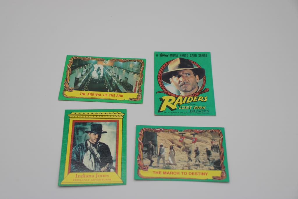 1981 Raiders Of The Lost Ark Movie Trading Cards - 150+ | Property Room