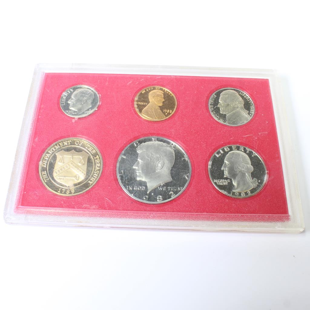 1982 Mint Proof Coin Set | Property Room