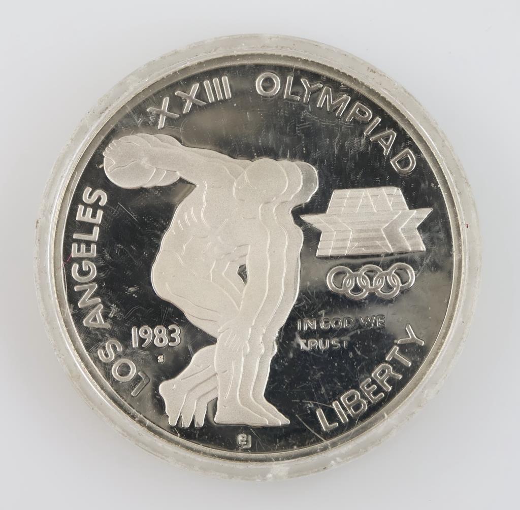1983 LA Olympiad Silver Dollar Coin | Property Room