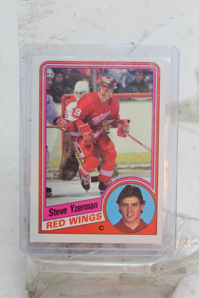 1984 Topps Steve Yzerman Rookie Card | Property Room