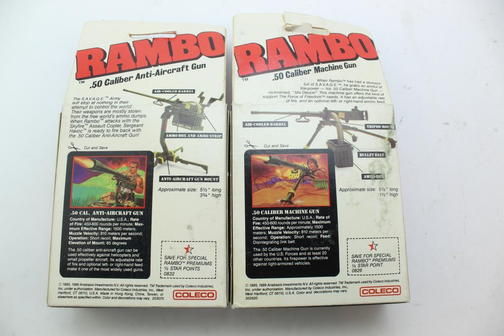 1985-1986 Coleco Rambo Guns; 2 Pieces | Property Room