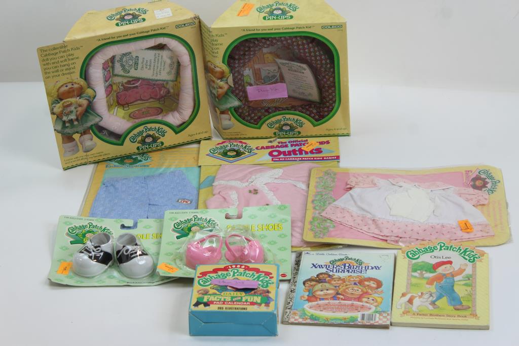 1986 Cabbage Patch Kids Pad Calendar, Clothing, Shoes, & More; 5 ...