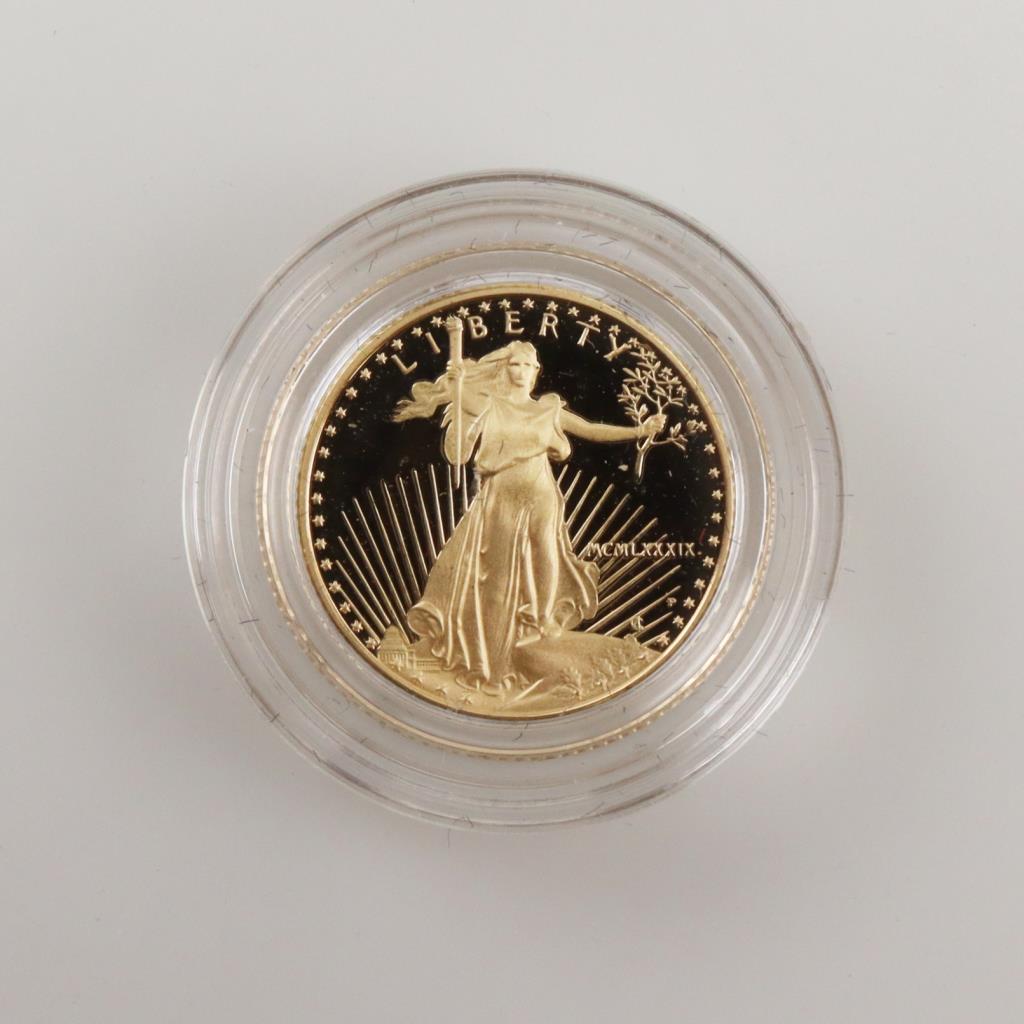1989 American Eagle Gold $5 Dollar 1/10th Oz Coin | Property Room