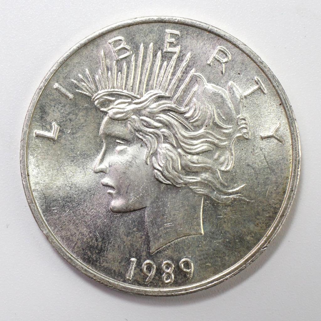1989 Liberty 1oz .999 Fine Silver Trade Unit | Property Room