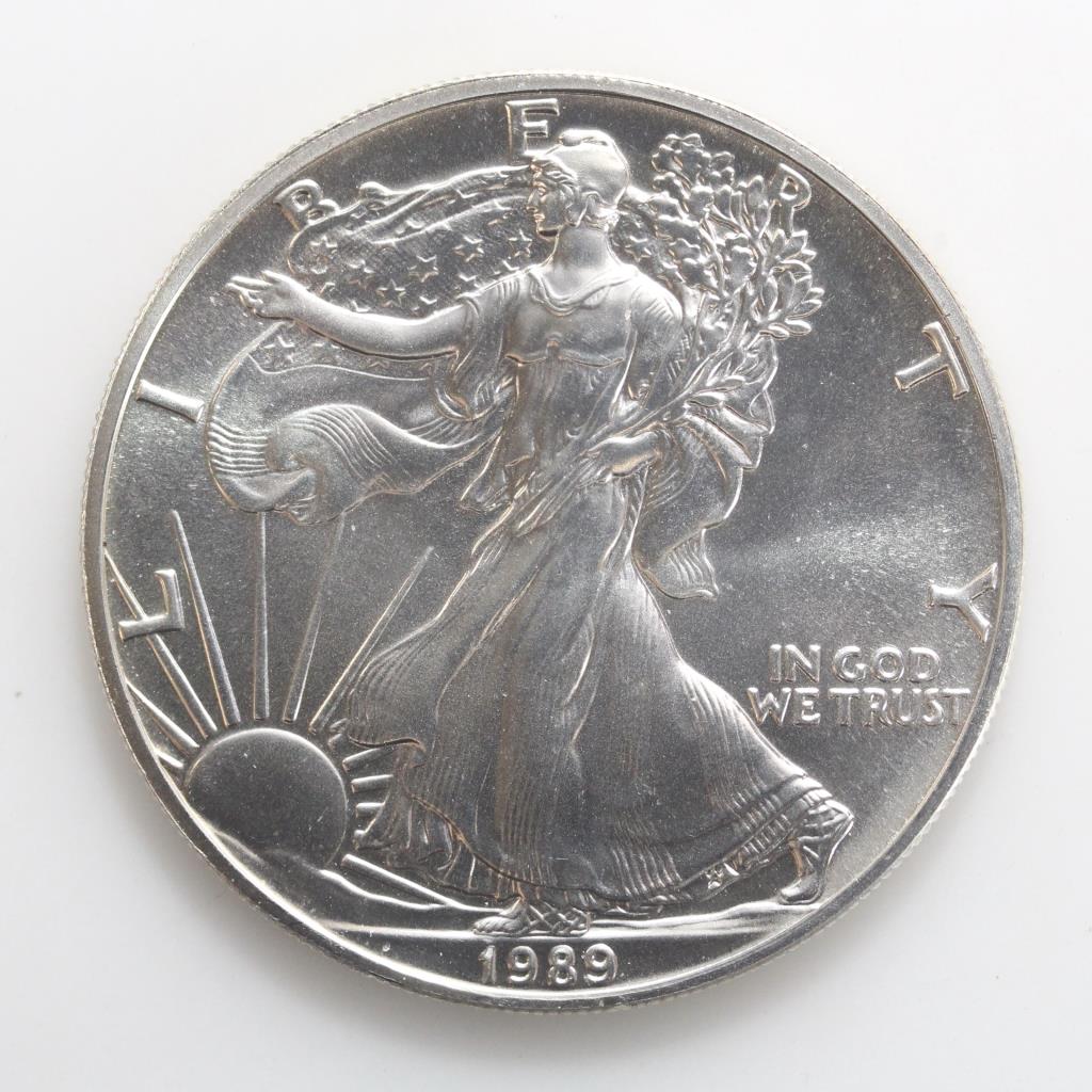 1989 Silver Walking Liberty | Property Room