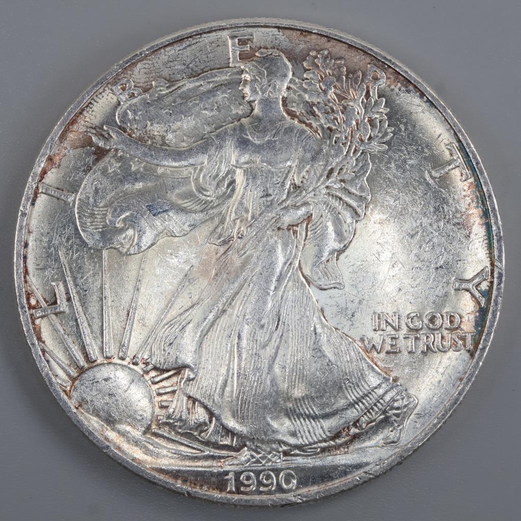 1990 American Eagle Fine Silver Dollar 1 Oz. | Property Room