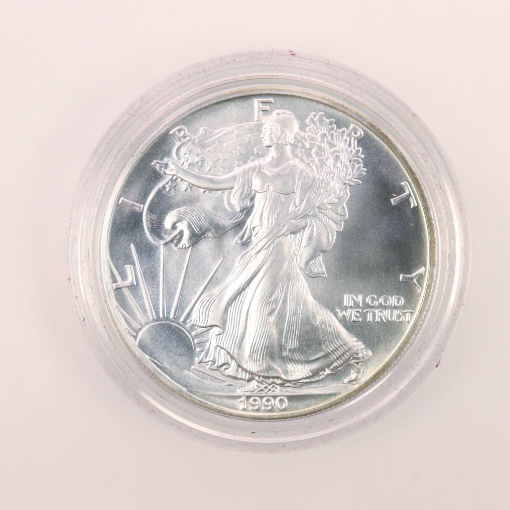 1990 American Eagle Fine Silver Dollar 1oz | Property Room