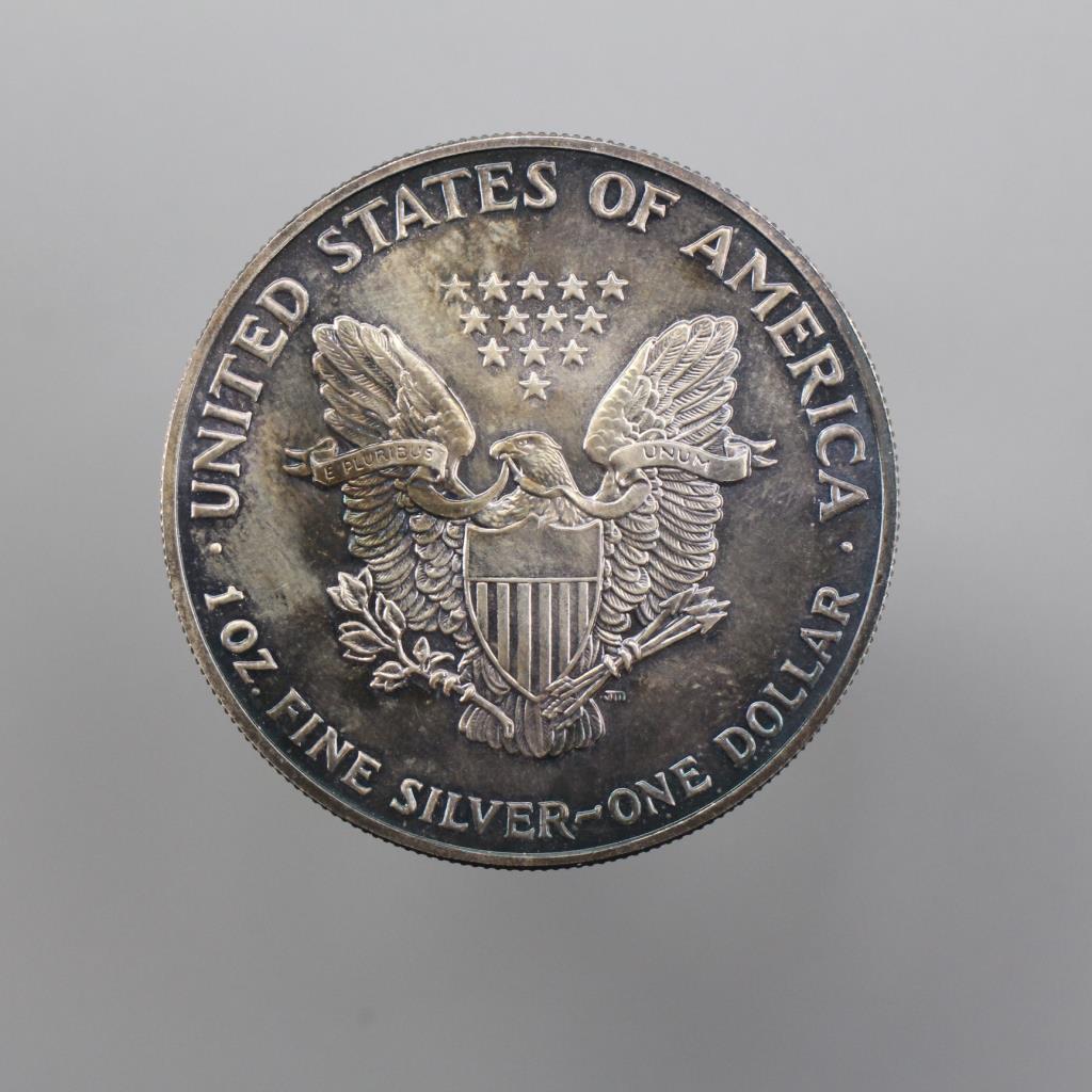 1990 Fine Silver American Eagle Dollar 1oz | Property Room