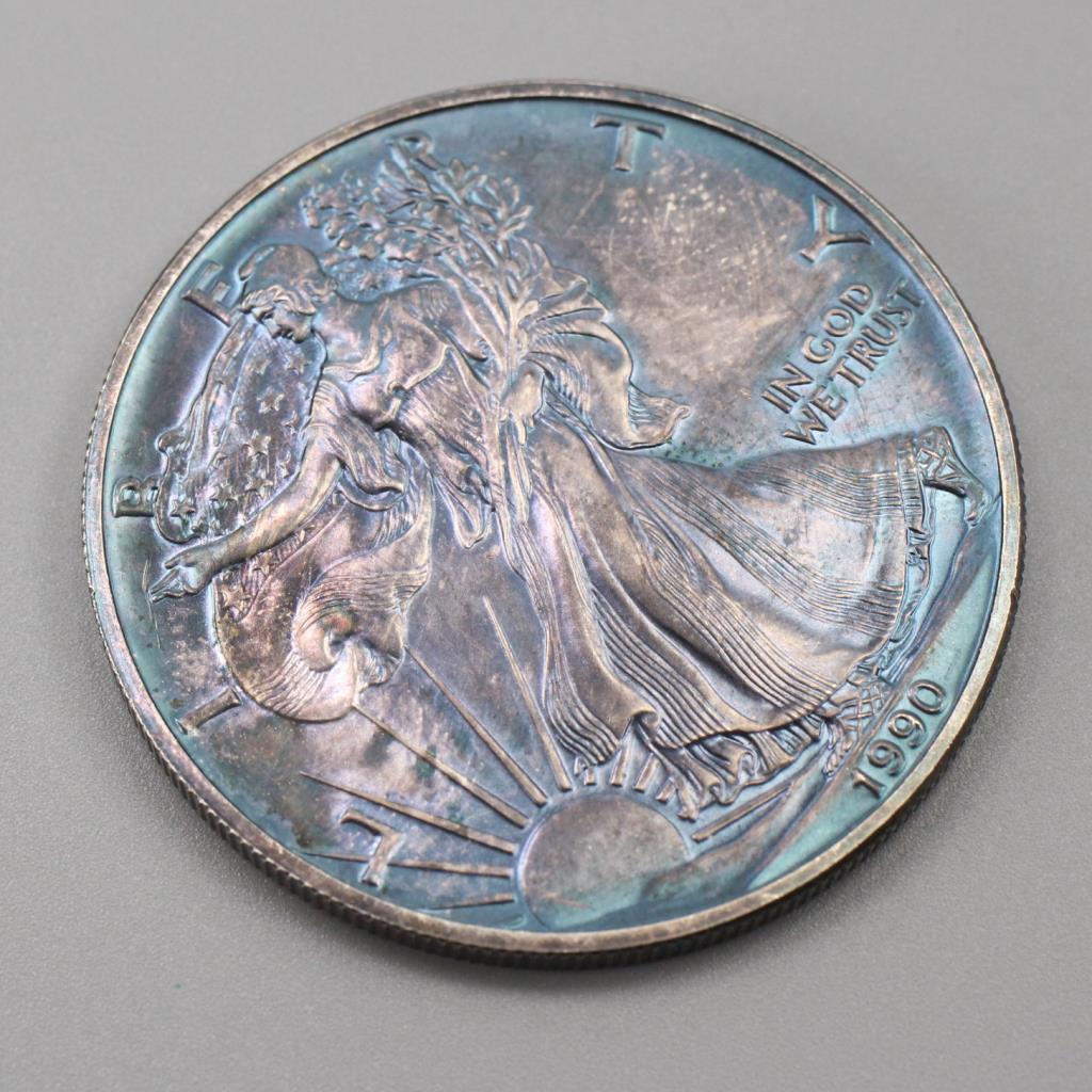 1990 Fine Silver American Eagle Dollar 1oz | Property Room